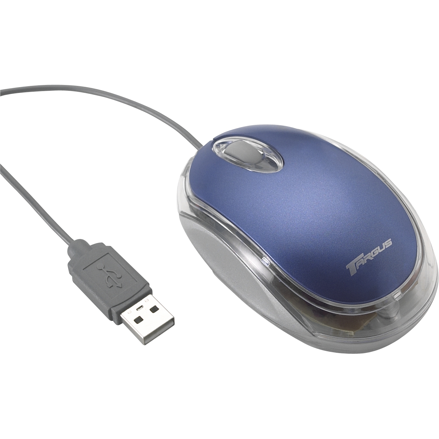 Three Button Optical USB Laptop Mouse - Black/Gray - AMU08US: Mice: Targus