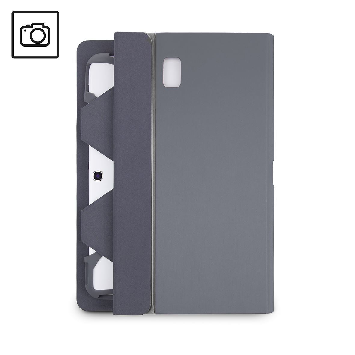 Fit N' Grip 9-10 inch Rotating Universal Tablet Case - Grey