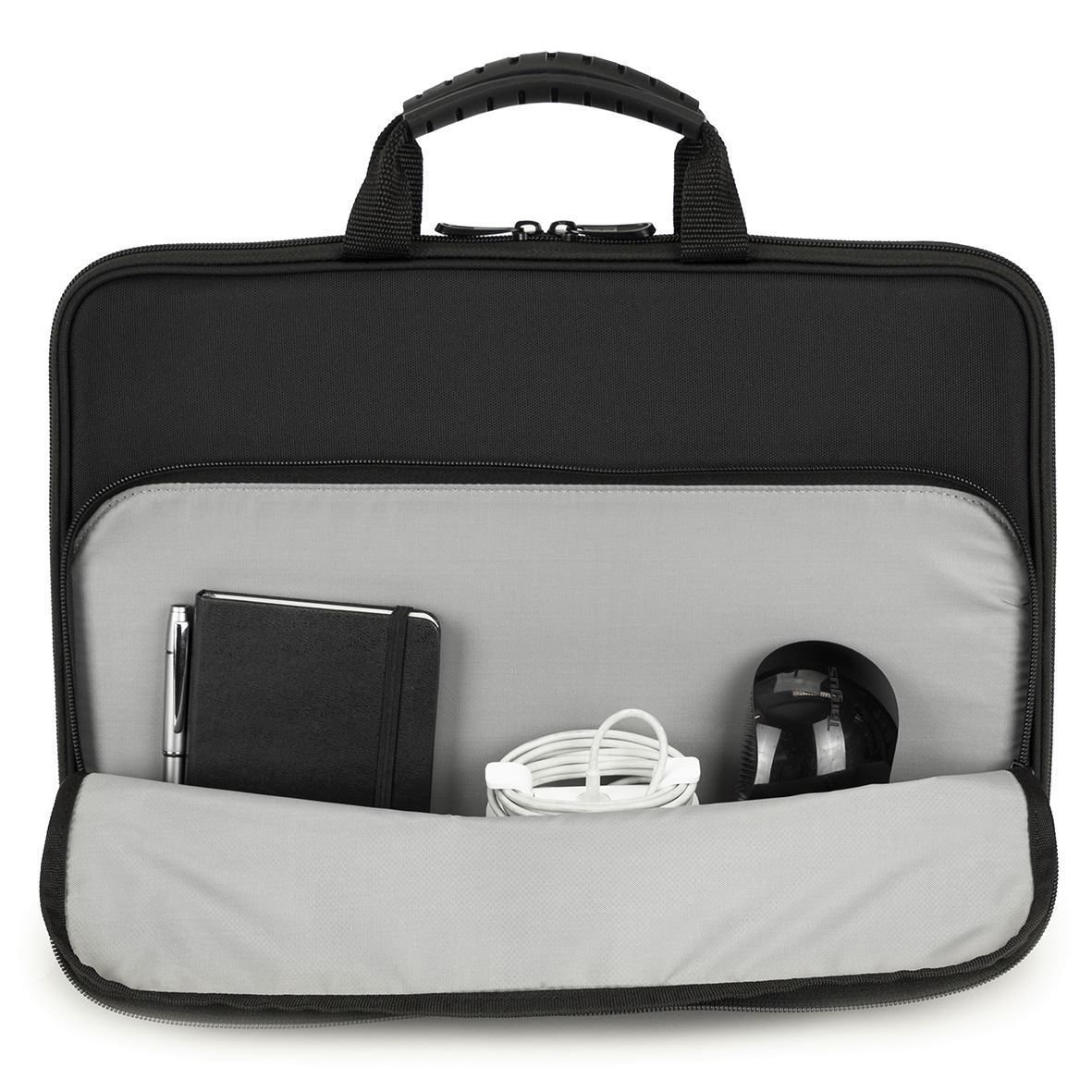 Education EVA 11.6" Work-In Clamshell Laptop Bag - Black/Grey