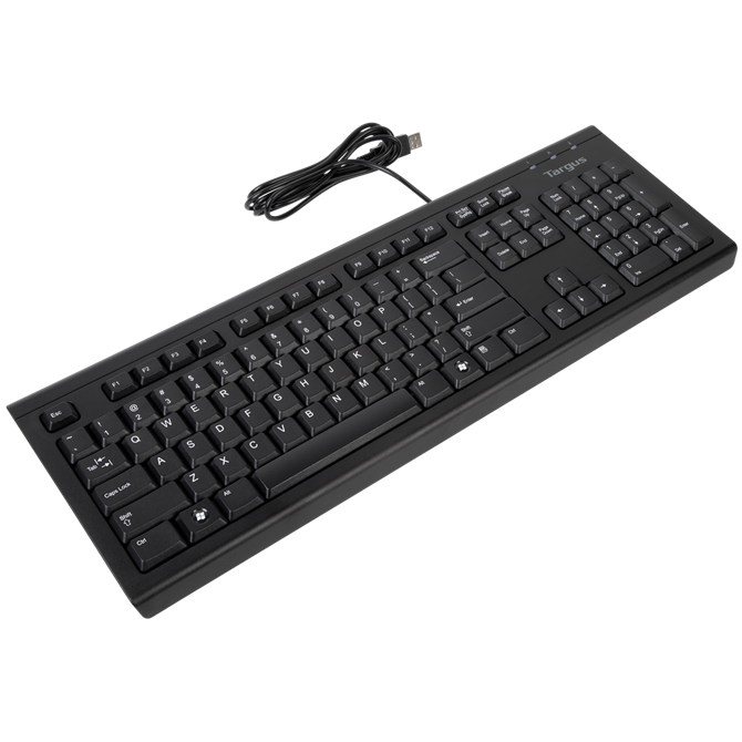 USB Wired Keyboard - Black - AKB30US: Keyboards: Targus