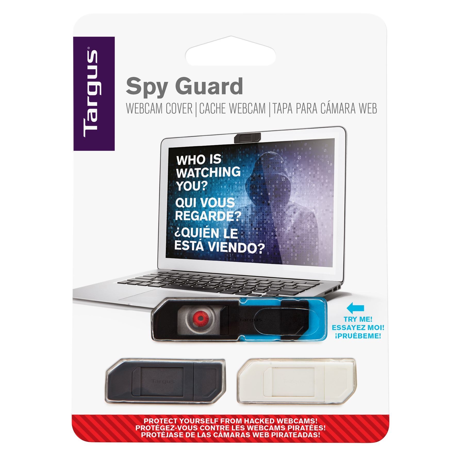Spy Guard Webcam Cover – 3 Pack (Retail Only)