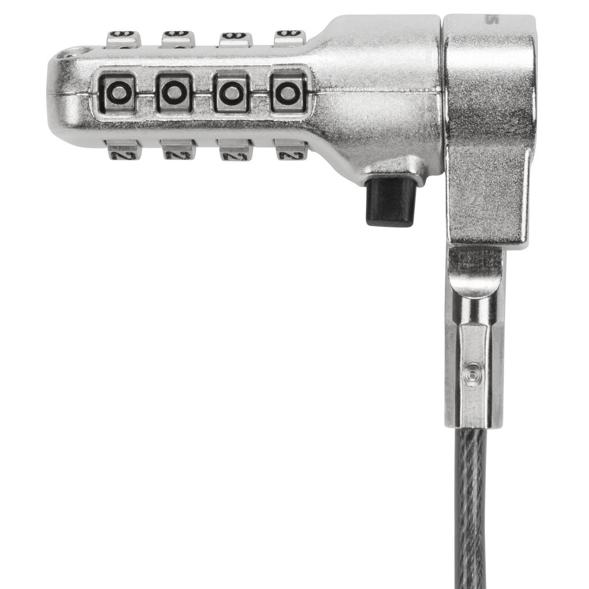 DEFCON® 3-in-1 Resettable Coiled Cable Combination Lock