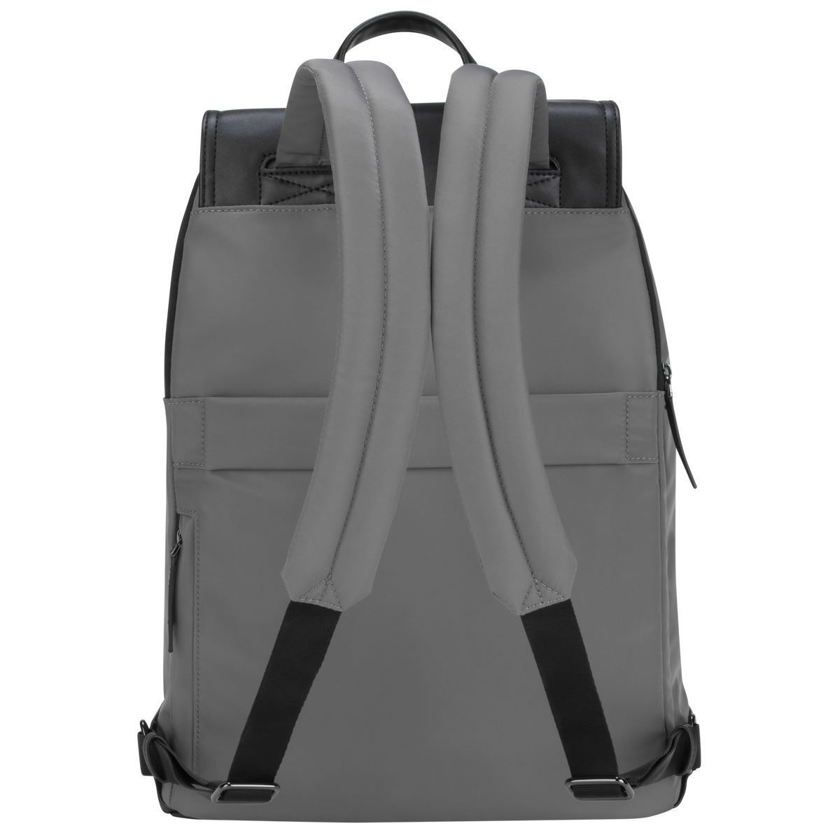 Newport 15" Drawstring Laptop Backpack - Grey