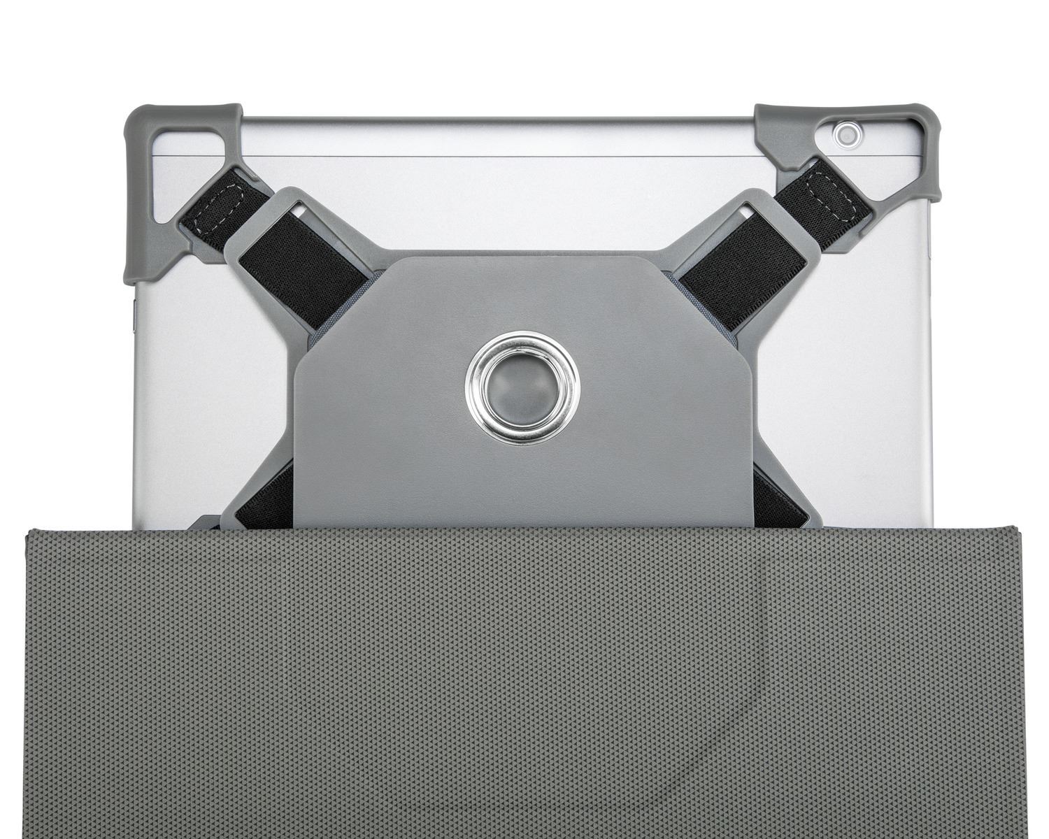 Fit-n-Grip™ Universal 9-10.5” 360° Rotating Tablet Case - Black