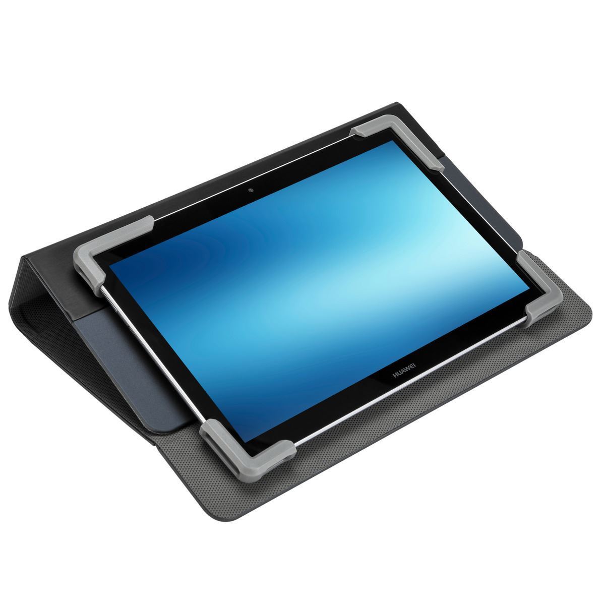 Fit-n-Grip™ Universal 9-10.5” 360° Rotating Tablet Case - Black