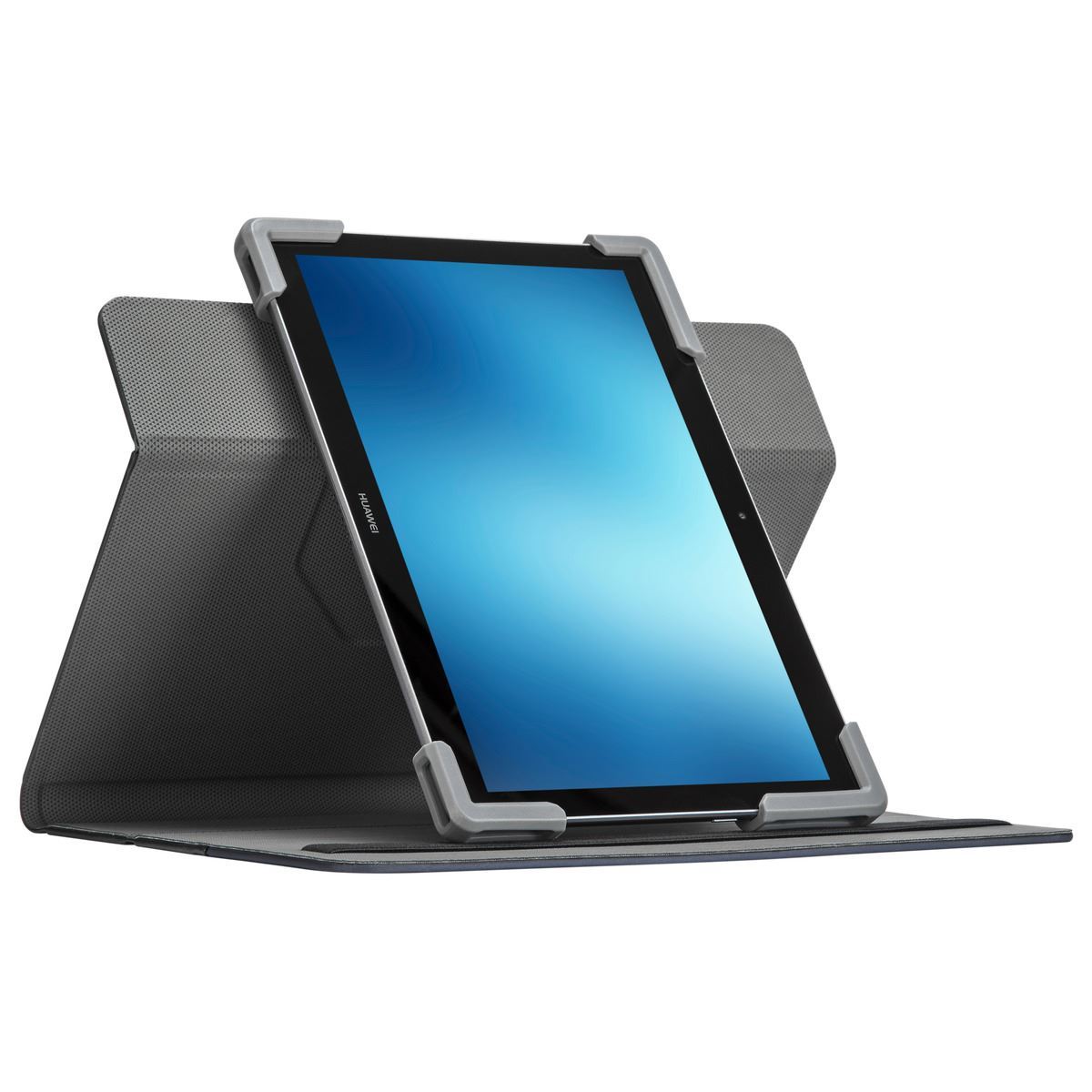 Fit-n-Grip™ Universal 9-10.5” 360° Rotating Tablet Case - Black